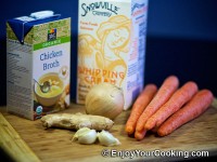 Carrots and Ginger Soup-Puree | Recipe | My Homemade Food Recipes ...